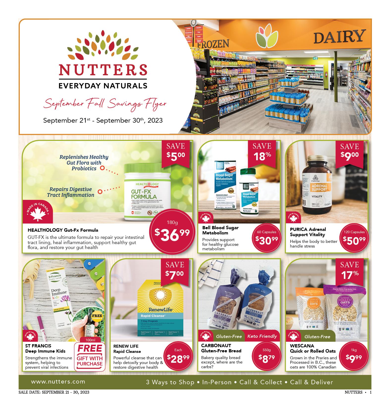 Current Flyers - Nutters Everyday Naturals